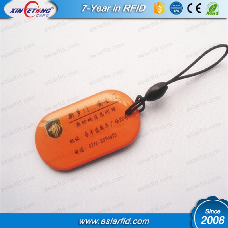NFC Full Print NTAG215 HF Epoxy Tag with ear